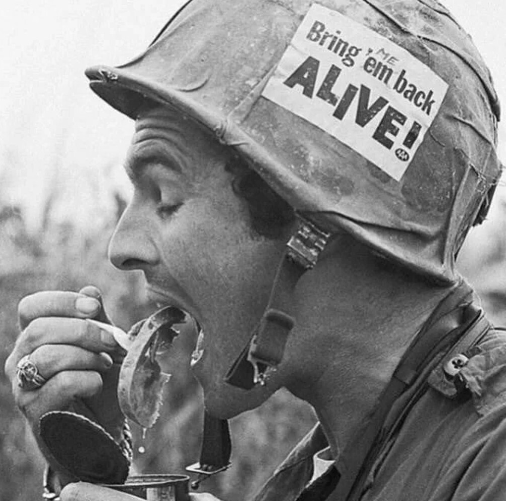 Touching Photos of War, What Vietnam Soldiers Wrote on Their Helmets ...