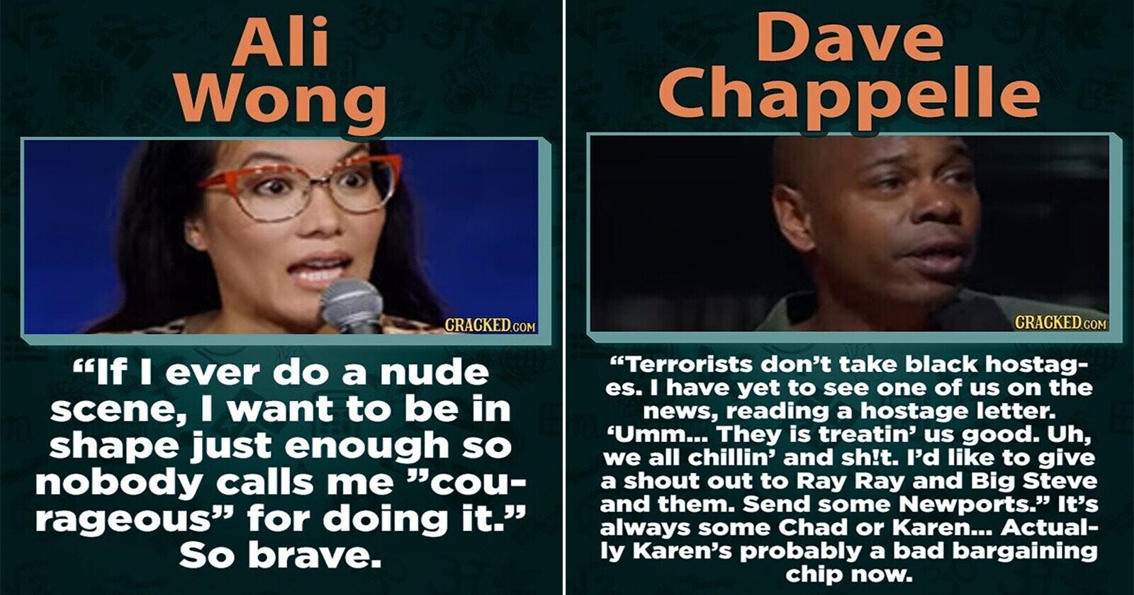 15 Of The Funniest Jokes From Fav Comedians | Cracked.com