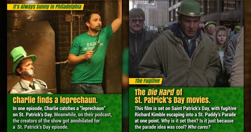 15 Ways Our Movie And TV Favs Celebrated St. Patrick's Day | Cracked.com