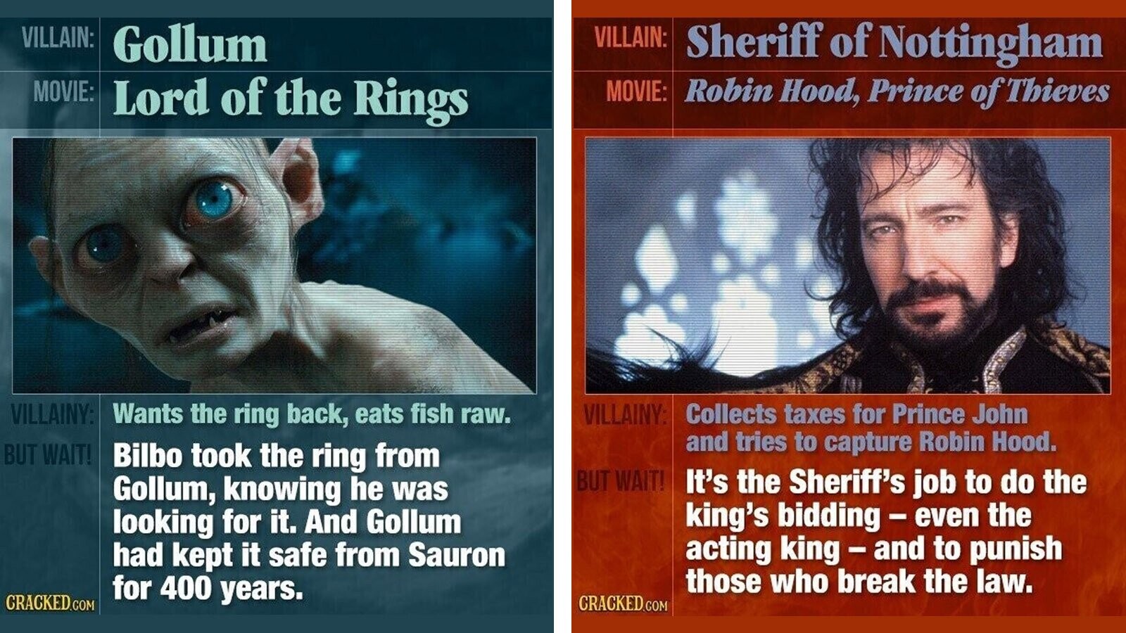 30 Movie Villains That, At A Second Glance, We Kinda Sorta Sympathize ...