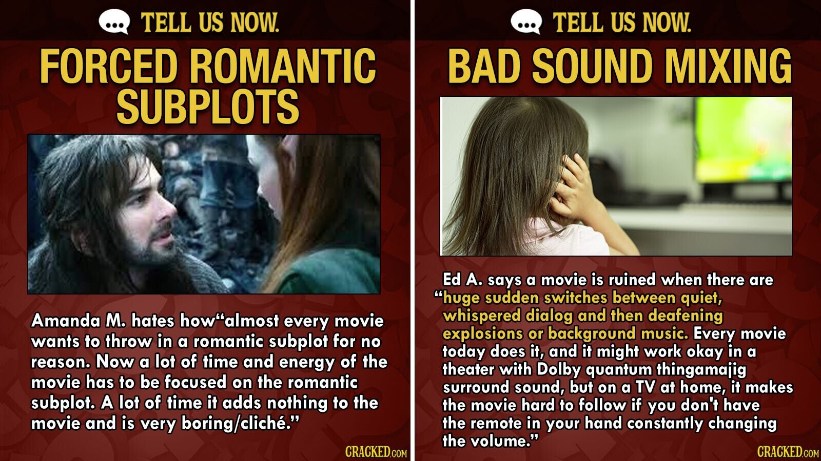 Tell Us Now: 15 Ways to Ruin A Movie Instantly | Cracked.com