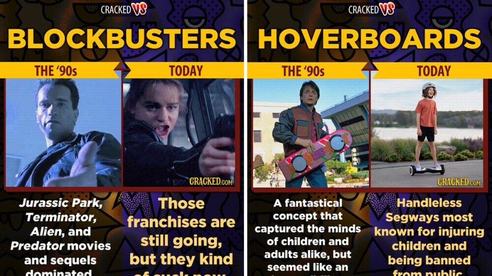 Cracked VS: Were the ‘90s better than today? | Cracked.com
