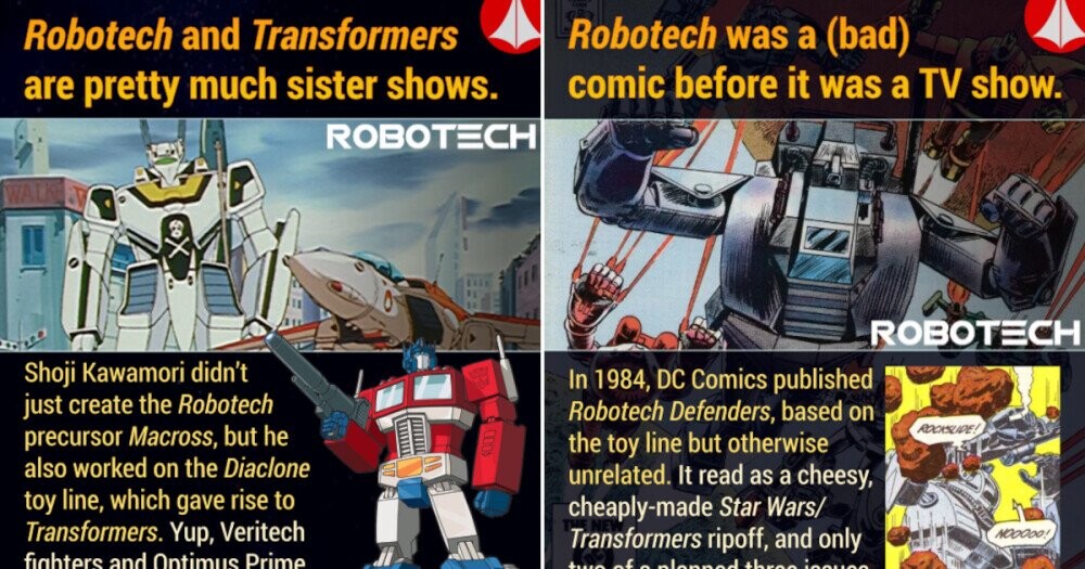 15 Facts You May Not Know About the 1980s Hit Show 'Robotech' | Cracked.com
