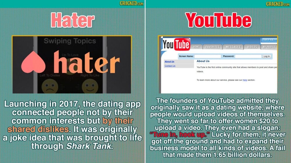 12 Failed Dating Sites To Laugh, Mourn, And Reminisce Over | Cracked.com
