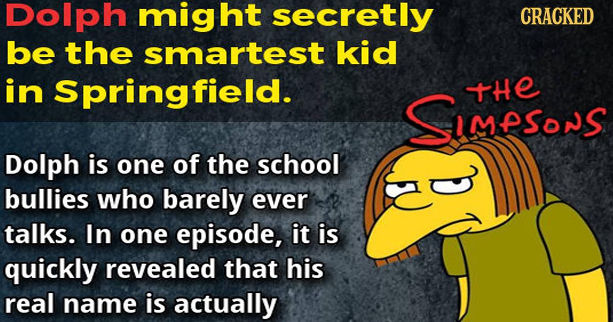 22 Side Characters More Interesting Than The Leads | Cracked.com