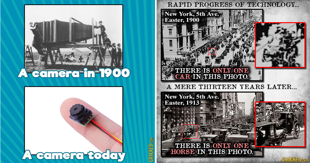 25 Historical Comparisons Which Show How Fast The World Changes ...