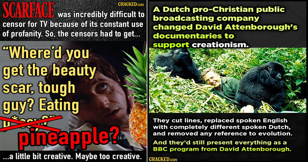 21 Movies & Shows Butchered By Censors | Cracked.com