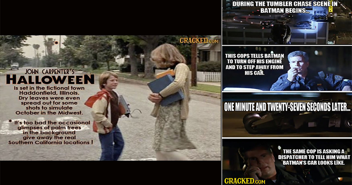 29 Glaring Mistakes In Famous Movie Scenes | Cracked.com