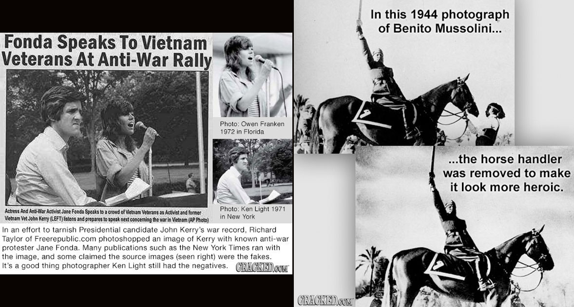 24 Famous (And Fake) Photos | Cracked.com