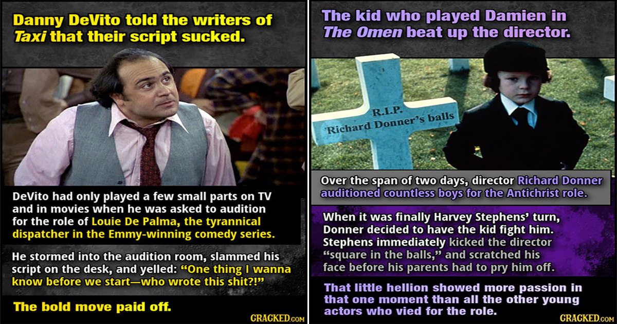 12 Bizarre Ways Actors Landed Their Most-Famous Roles | Cracked.com