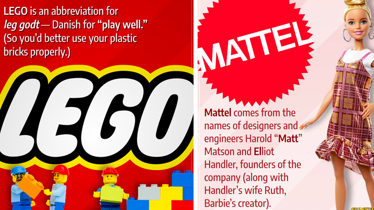15 Surprising Meanings Behind Brand Names | Cracked.com