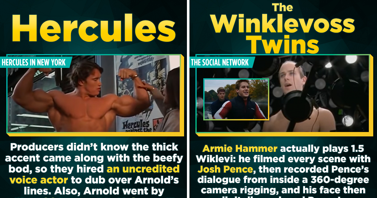 15 Iconic Characters That Were Played By Two People At The Same Time ...