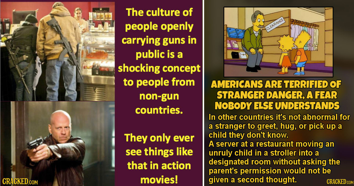 American Customs That Make No Sense To The Rest Of The World | Cracked.com