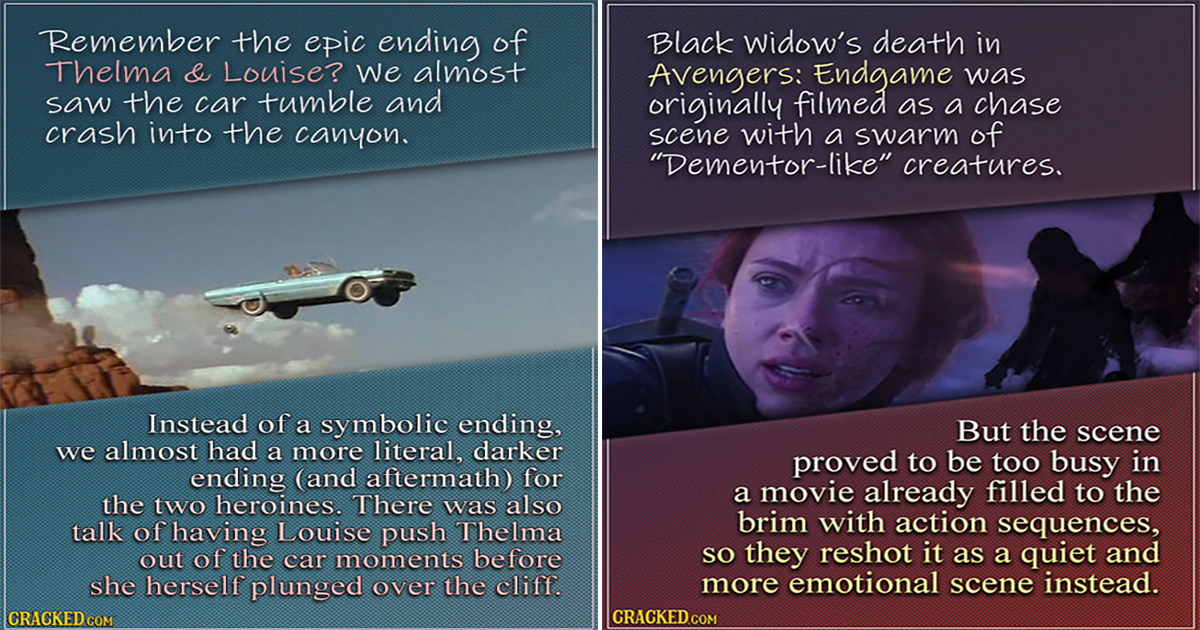 Familiar Movie Scenes That Were Almost Completely Different | Cracked.com